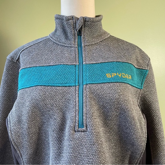 Spyder | Shirts | Nwt Spyder Mens Encore Halfzip Fleece Pullover Jacket ...